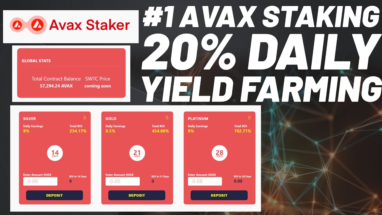 AVAXSTAKER: Highest AVAX Daily APR Staking APP! Staking Tutorial! - YouTube