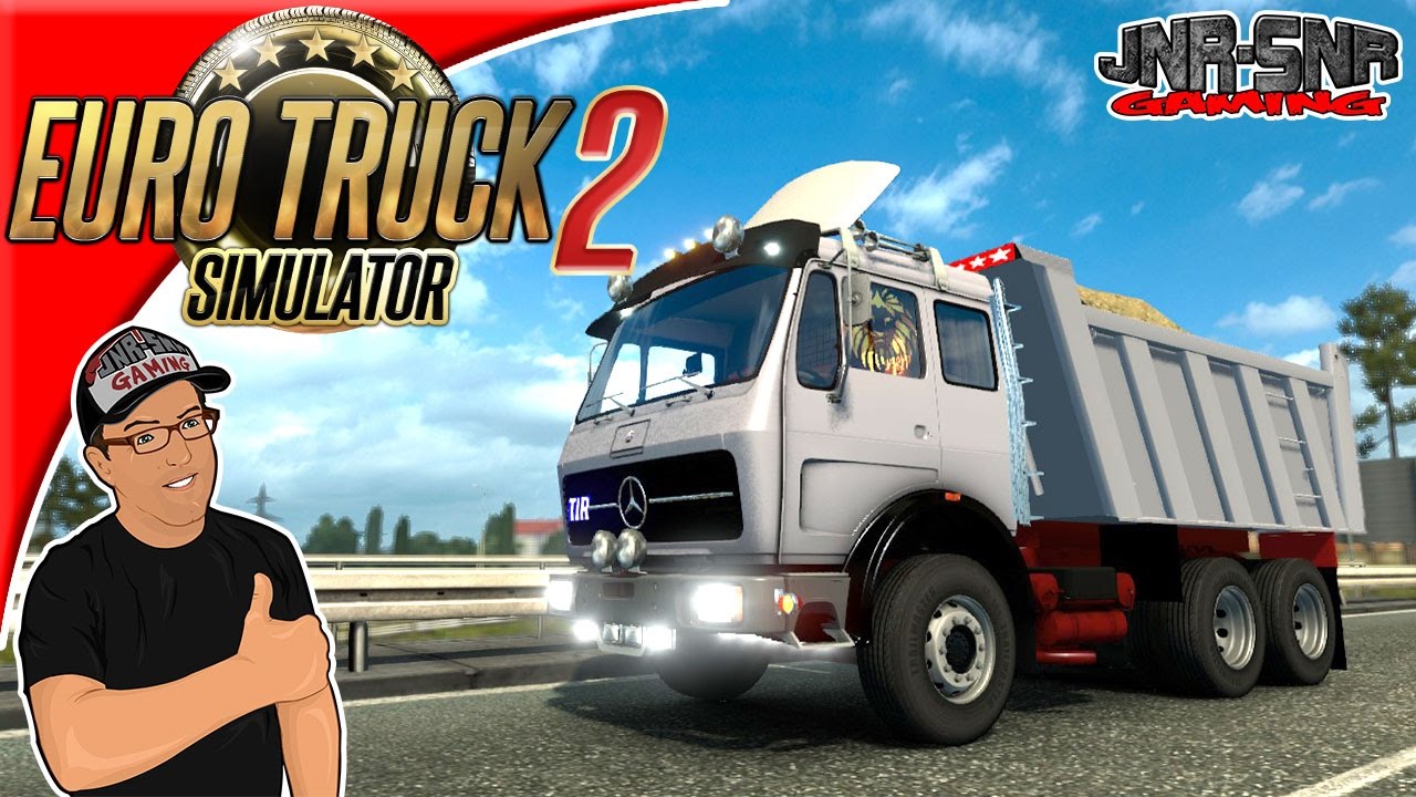 Euro Truck Simulator 2 Mercedes Benz NG 1632 Dump Truck Mod Review ...