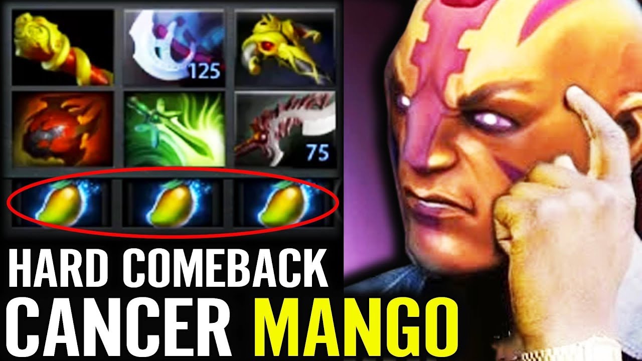 Reason why MANGO is the Best item in DOTA 2 | ComeBack Anti-Mage Dota 2 gameplay - YouTube