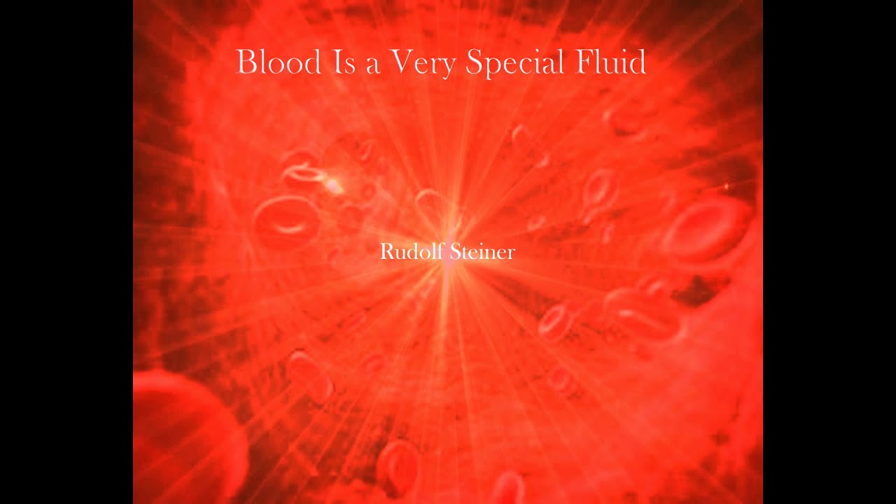 Blood Is a Very Special Fluid By Rudolf Steiner - YouTube