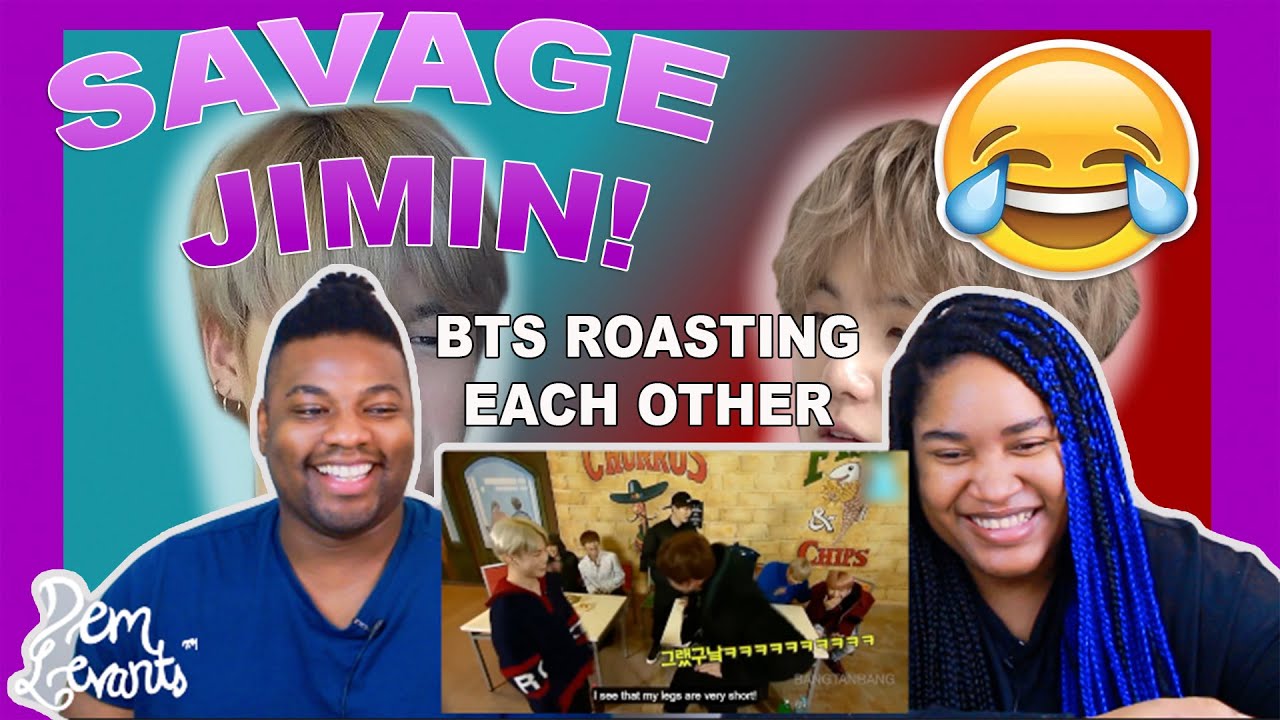 BTS Roasting Each Other| REACTION - YouTube