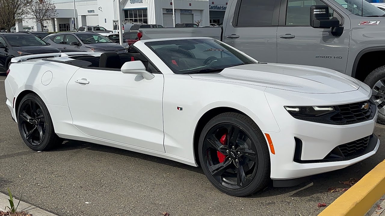 With the Top Down Driving 2024 CAMARO Convertible - YouTube