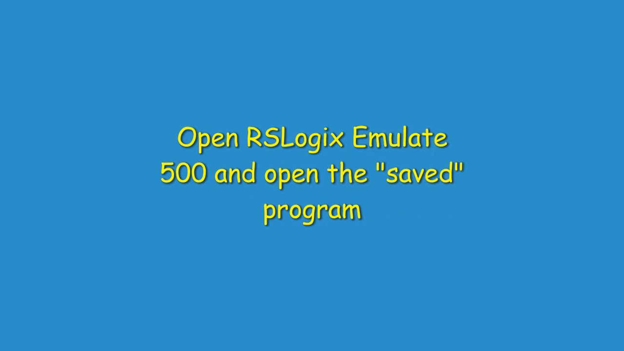 Start PLC programming - Configuring your PC using RSLogix Micro, RS ...