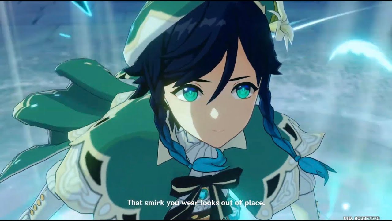 VENTI TRASHTALKS LA SIGNORA GENSHIN IMPACT CUTSCENE - YouTube