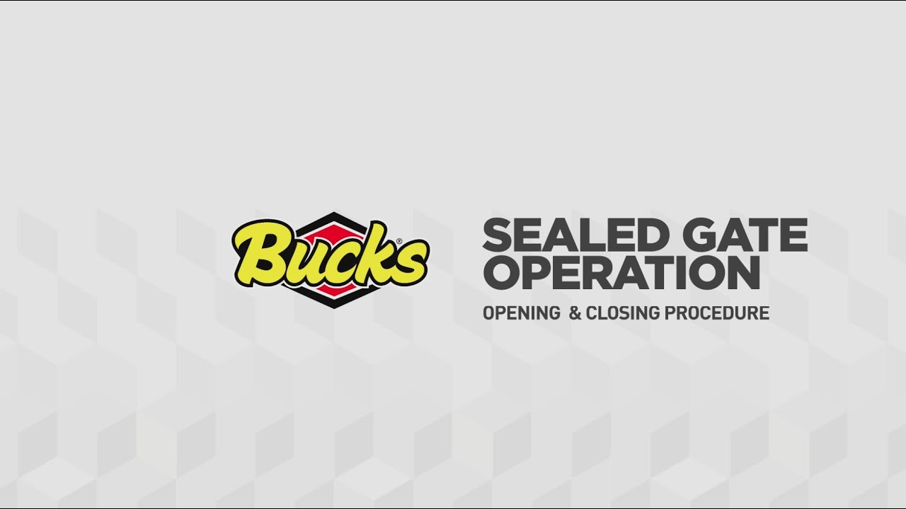 Bucks Fabricating | Sealed Gate Operation - YouTube