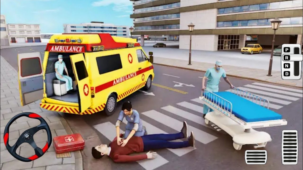 Ambulance City Rescue Simulator - 911 US Ambulance Driving 3D : Android ...