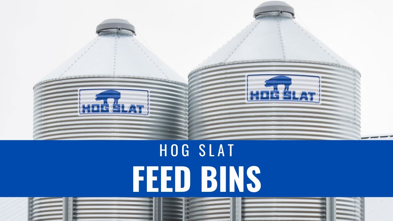 Hog Slat Feed Bins - YouTube