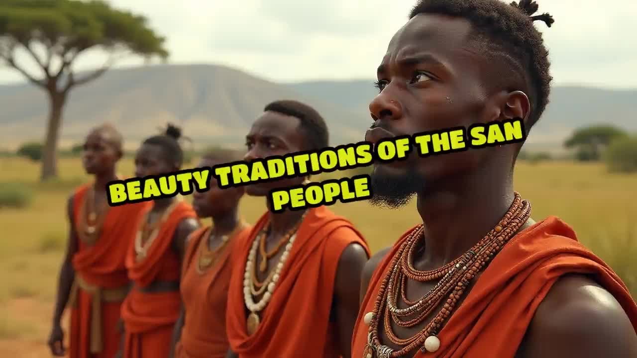 Beauty Traditions of the San People - YouTube