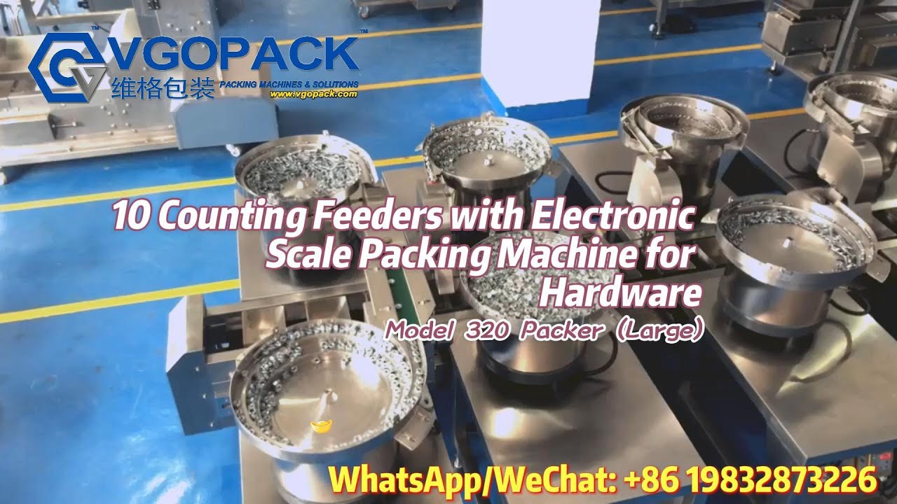 VGOPACK | 10 Counting Feeders with Electronic Scale Packing Machine for ...
