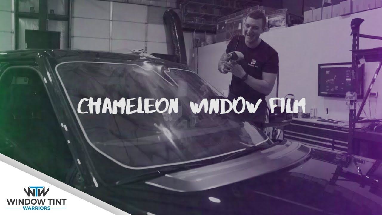 Chameleon Windshield Window Tint - KRYPTIC Chameleon - YouTube