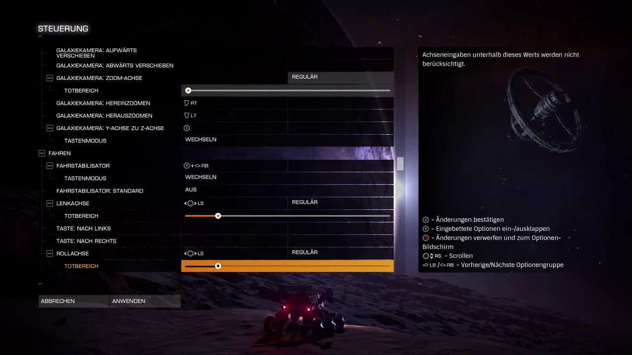 Elite Dangerous 3.3 Chapter 4 - Meine Xbox Gamepad Belegung - YouTube