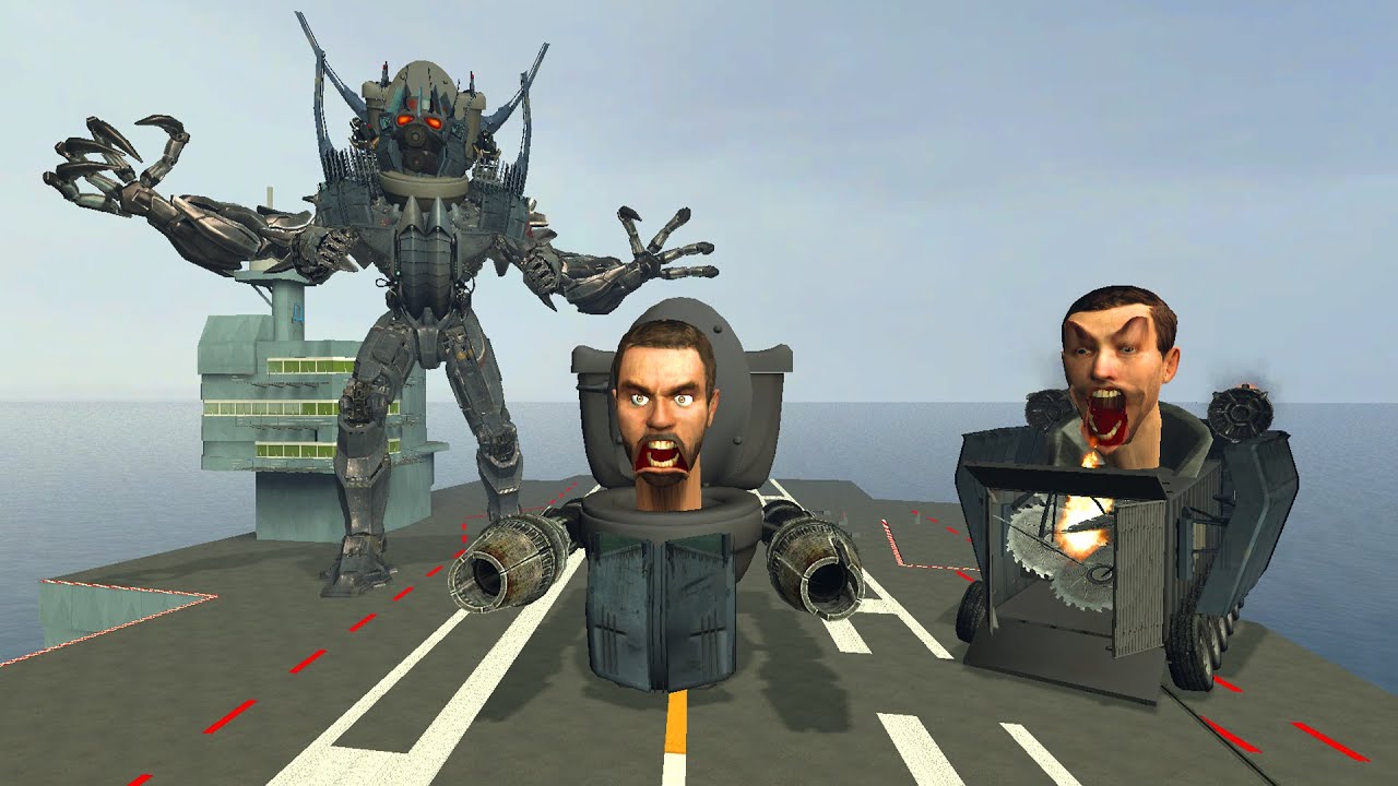 FULL NEW DEVELOPMENT CLOCKMAN TITAN Skibidi Toilet in Garrys Mod(1 hour ...