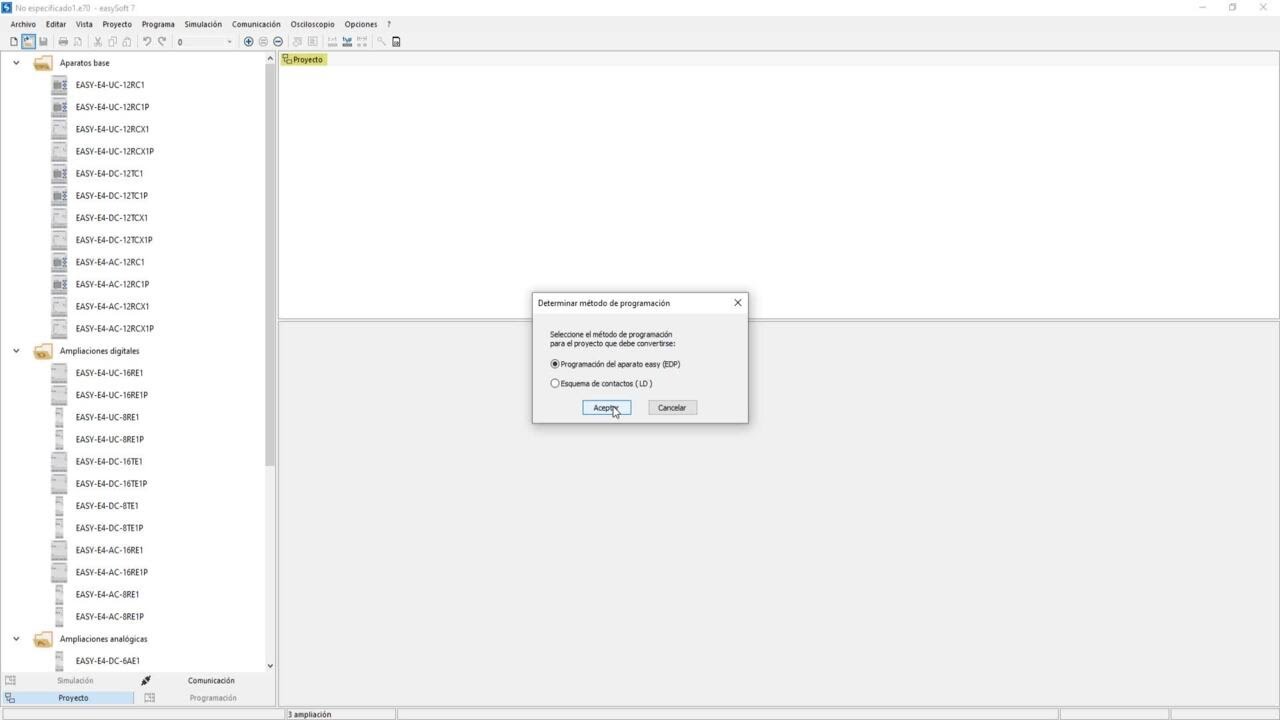 Easysoft training 02 - Conversión de archivos de proyecto *.e60 a ...