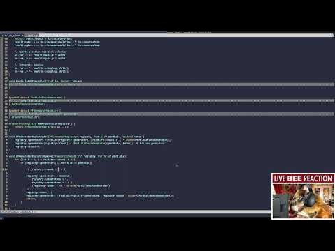 Particle Force Generator Registry complete! - Physics Engine in C - Let's Code s1e2 - YouTube