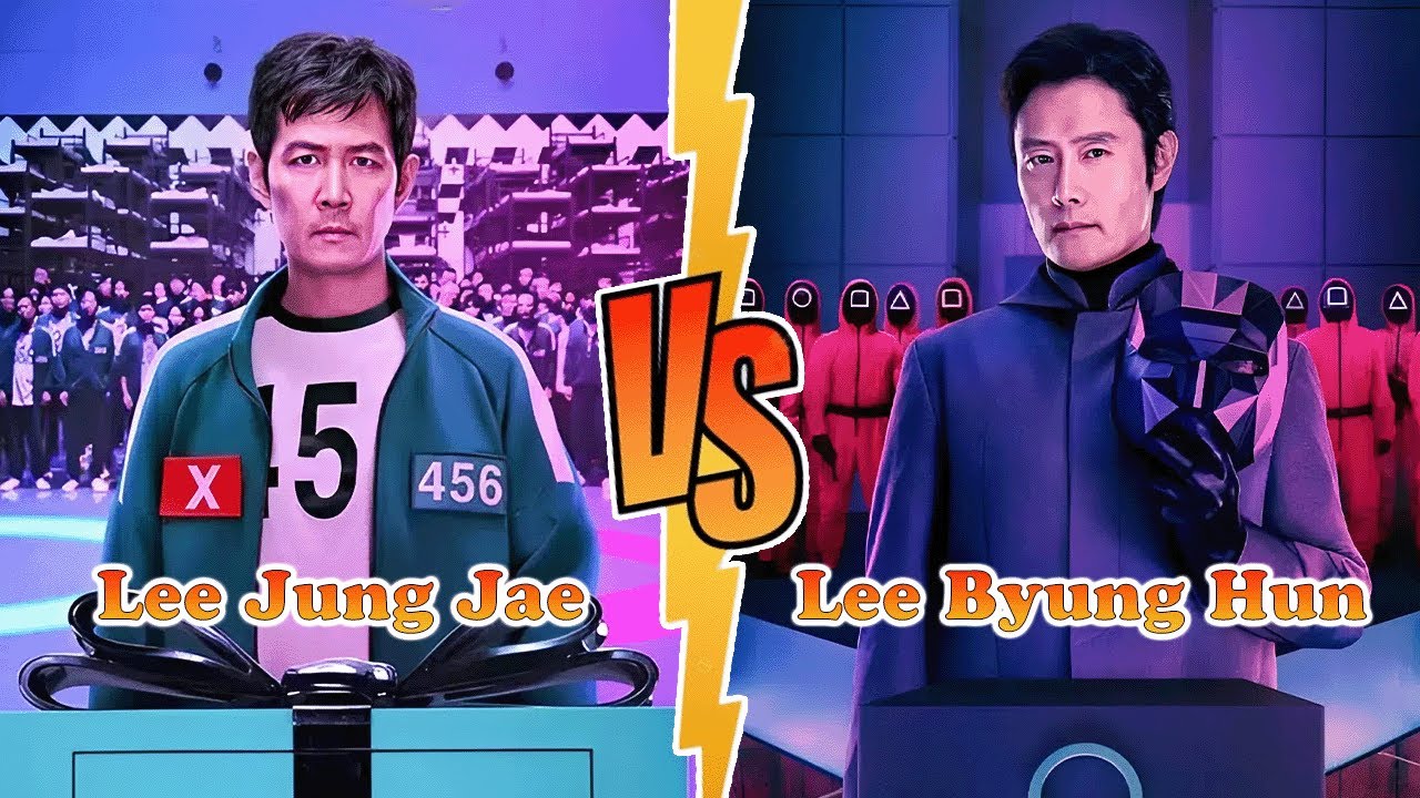 Lee Jung Jae (Player 456) VS Lee Byung Hun (Boss) Transformation 👑 New ...