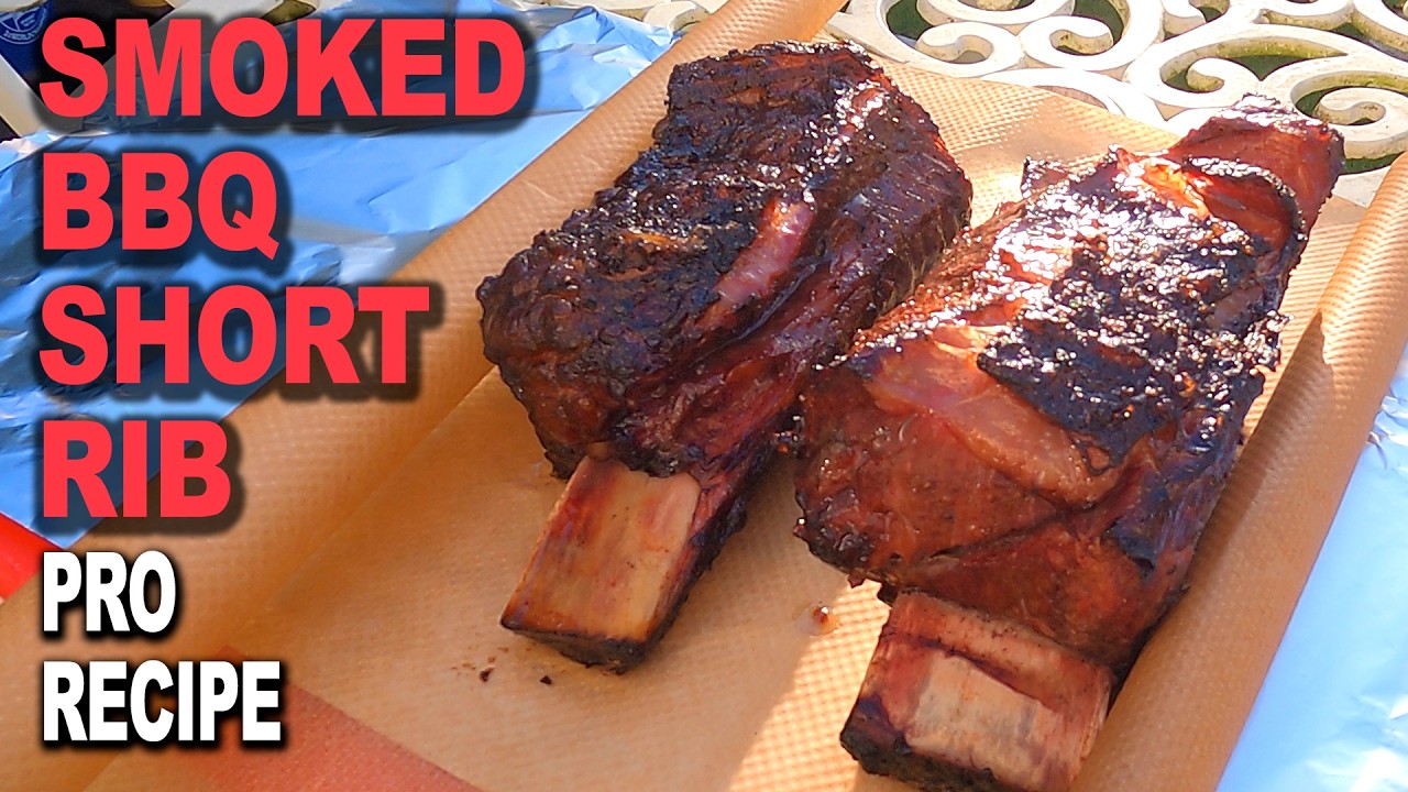 SMOKED TO PERFECTION! My Secret Beef Short Rib Recipe - YouTube