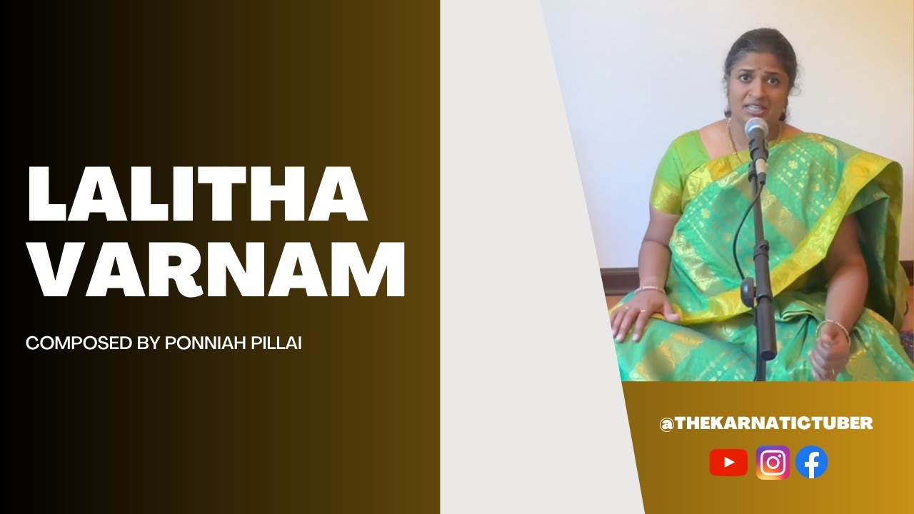 Lalitha Varnam | Ponniah Pillai - YouTube