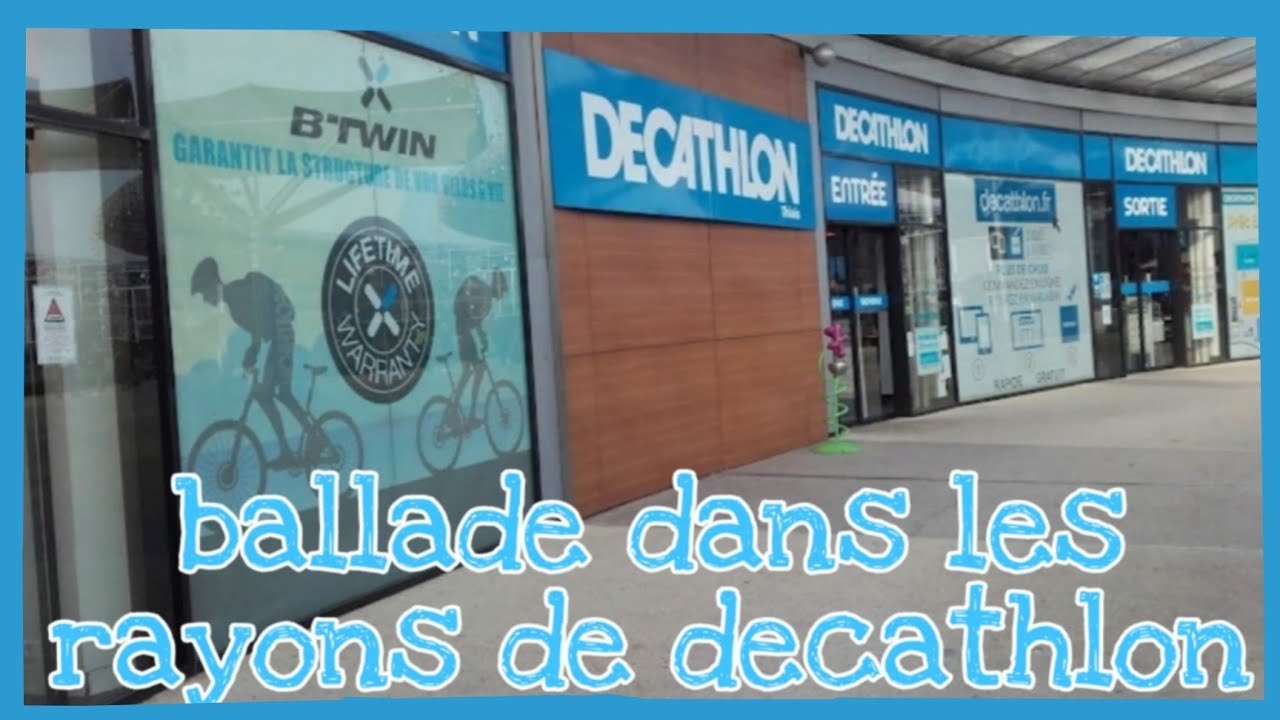 DECATHLON ballade dans les rayons - YouTube