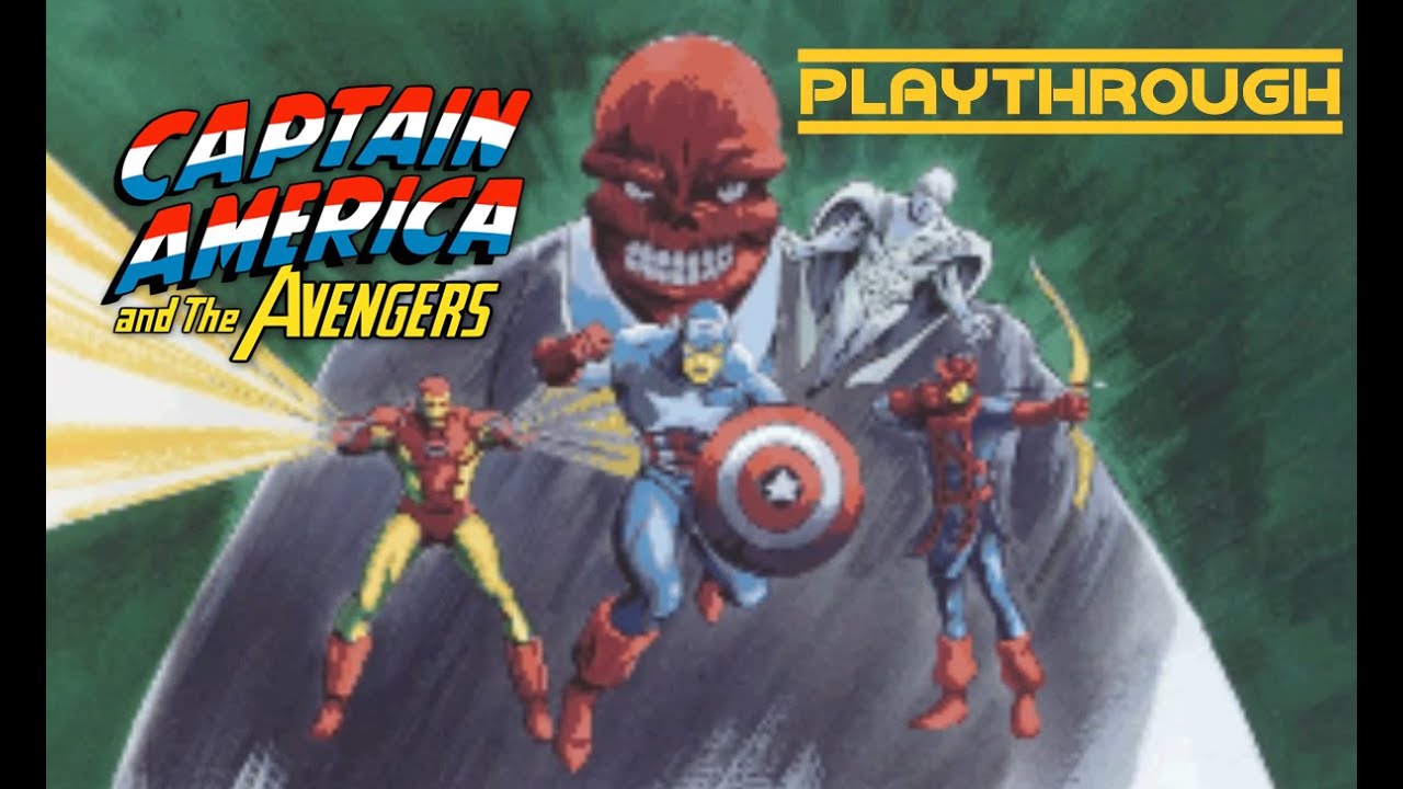 Captain America and The Avengers Arcade Playthrough - YouTube
