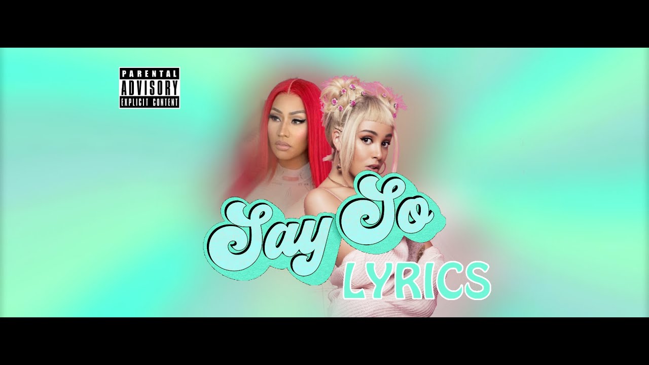 Doja Cat • Nicki Minaj - Say So Remix (Original Version) • Lyrics Video ...