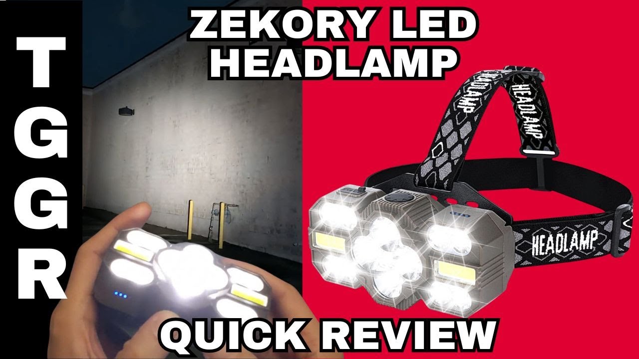 22,000 Lumen Zekory Headlamp - Worth it for camping & hiking? Let's ...