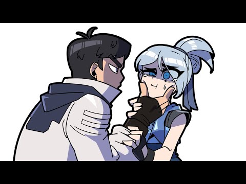 [발로란트 만화] X스하지 않으면 못나가는 아이소 궁