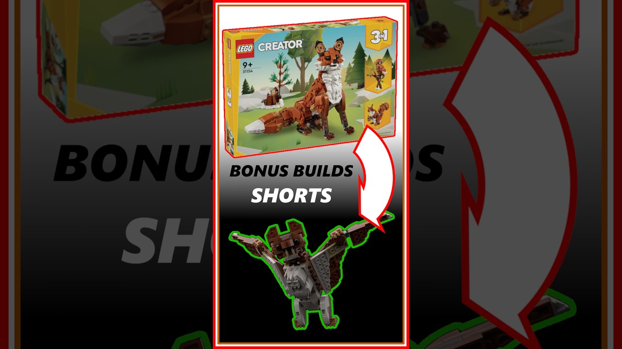 Bonus Builds Short: Lego Creator Fox 31154 - Vampire Bat #lego - YouTube