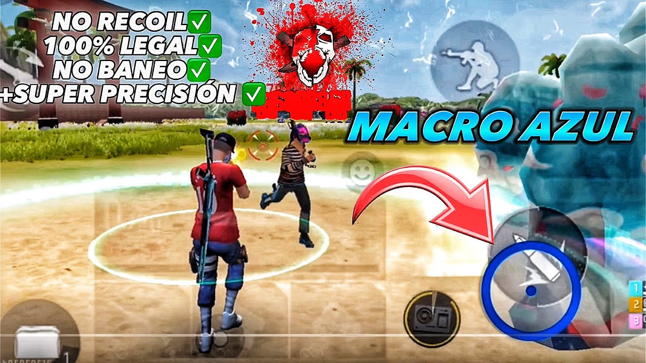 COMO ACTIVAR LA MACRO DE BOLITAS AZULES EN TELÉFONO 📱⚙️ {FREEFIRE ...