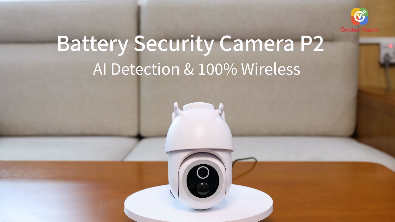 Smart Battery Camera Golden Vision Smart Solar Camera P2 - YouTube