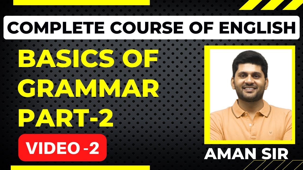 Basics of English grammar||English for competitive exams||aman vashist ...
