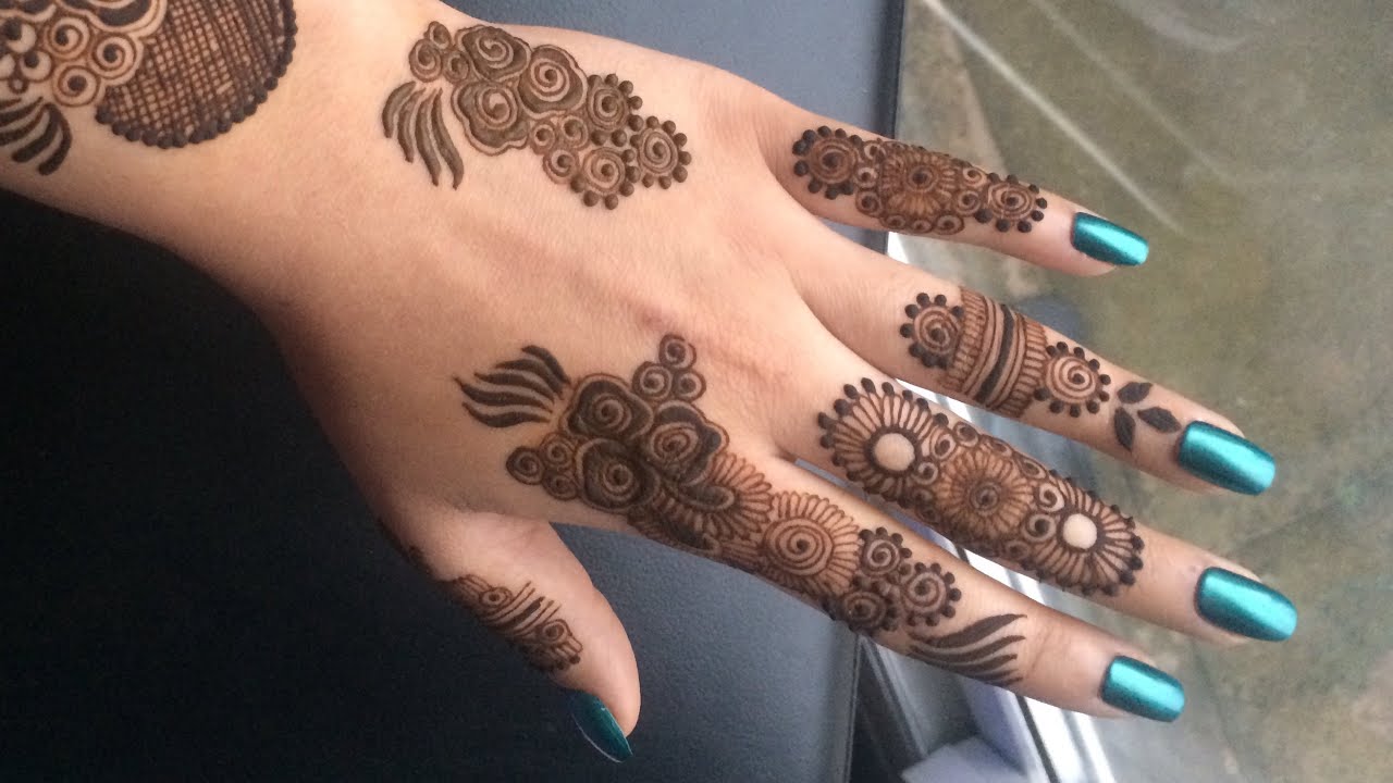 Step by step Henna design tutorial for beginners - YouTube