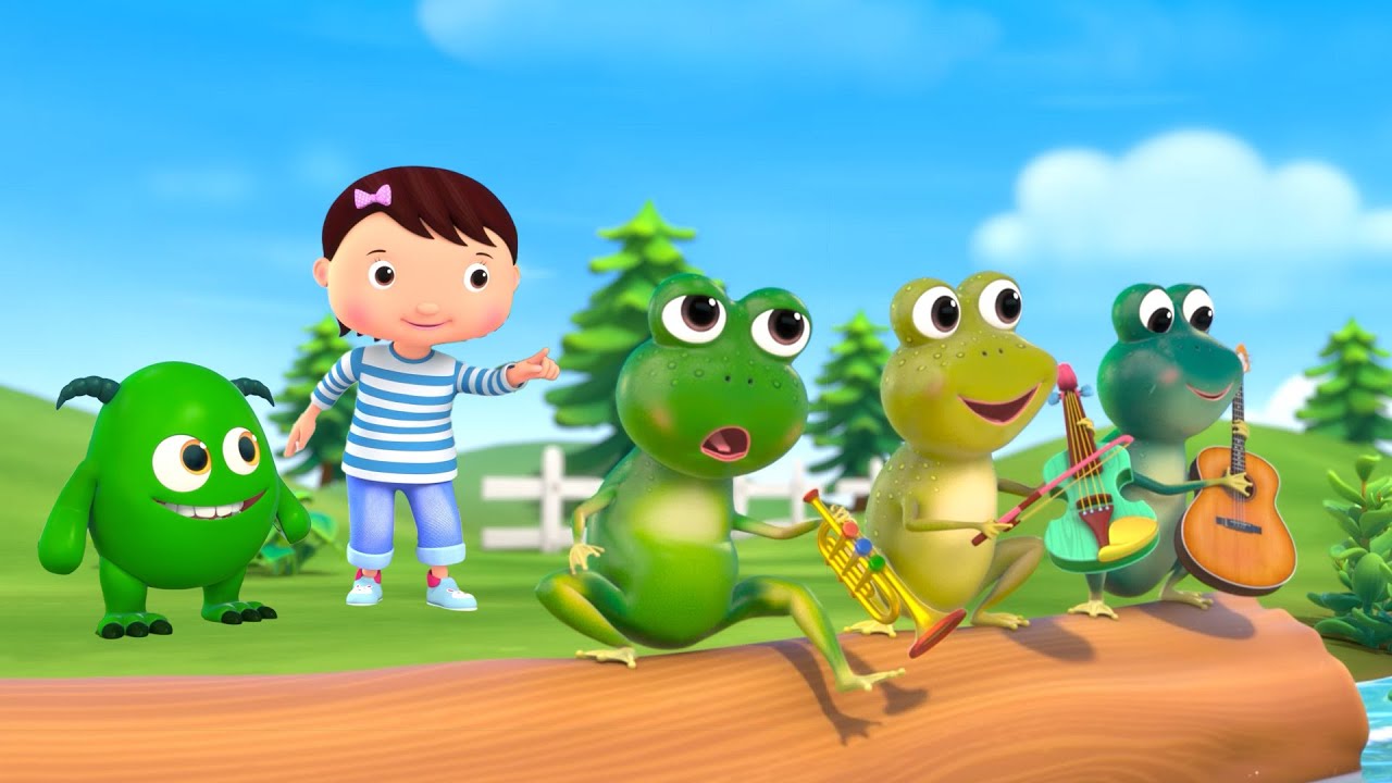 Counting with the Five Speckled Frogs | Fun Baby Songs | Classic Baby ...