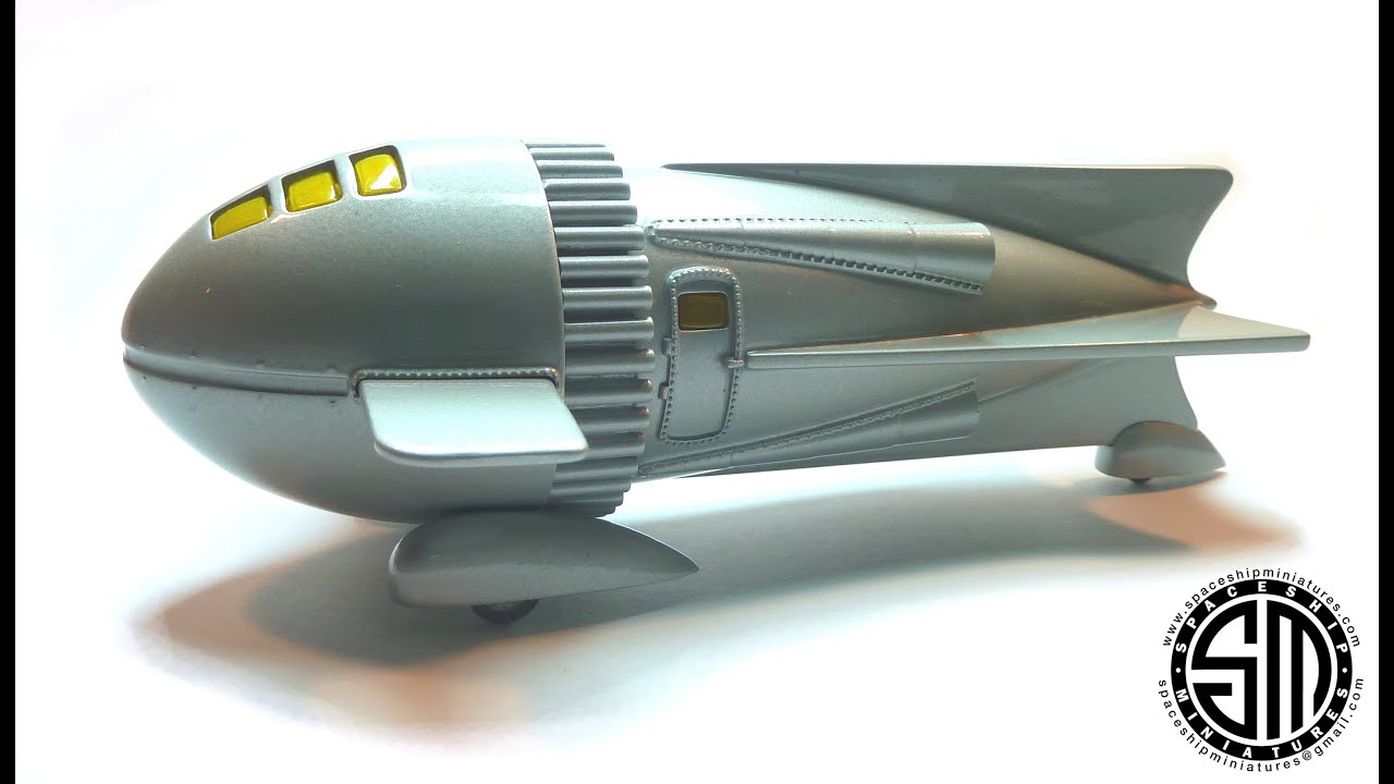 Dr Zarkov's Rocket Ship (Flash Gordon 1936) Scale Model - YouTube