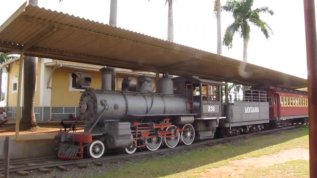 Riding a steam train in Brazil from Campinas to Jaguariúna - YouTube