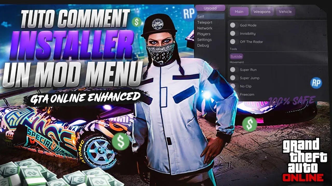 [TUTO] INSTALLER UN MOD MENU SUR GTA 5 ENHANCED ONLINE ! (Version 1.70 ...