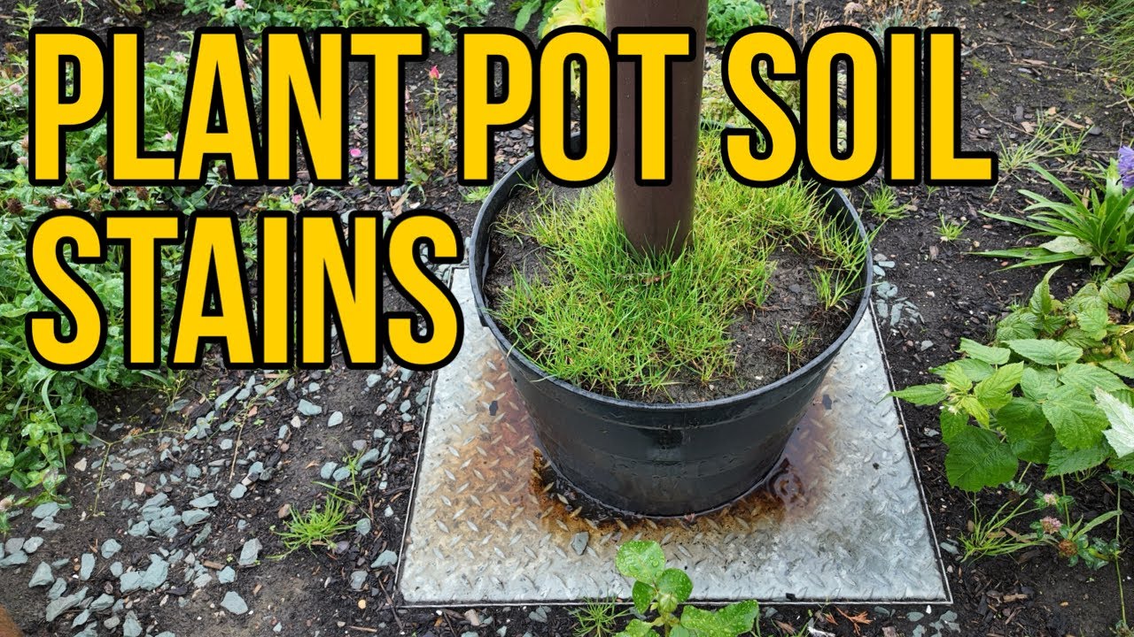 Plant Pot Soil Stains - YouTube