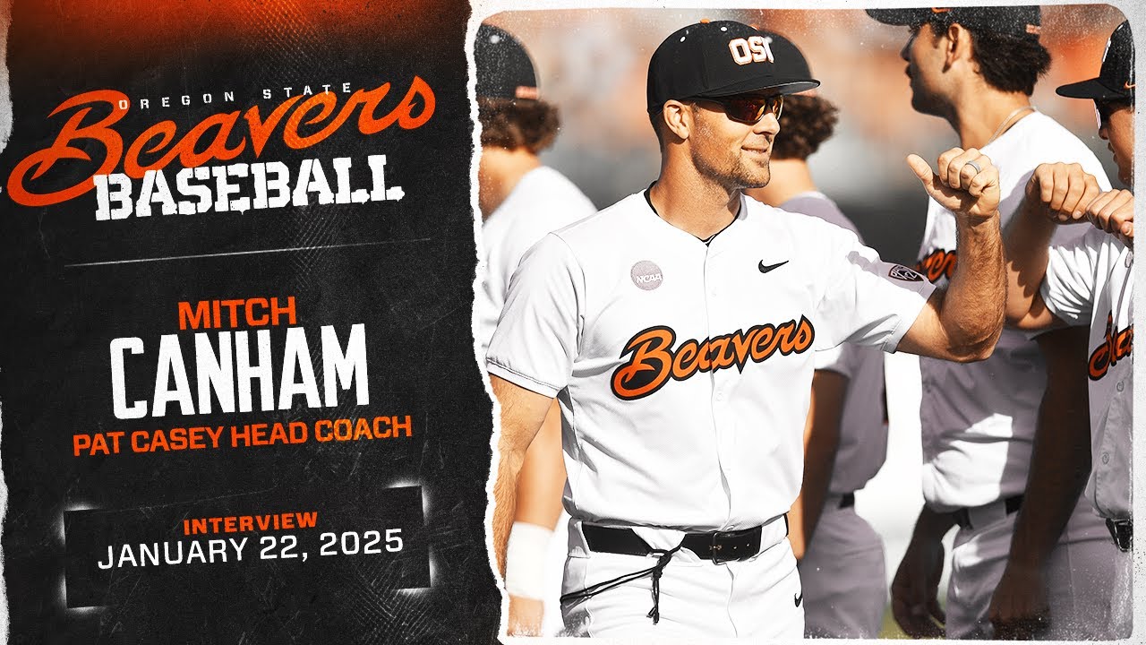 Oregon State Baseball Interview: Mitch Canham (1/22/25) - YouTube