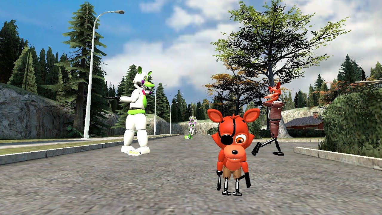 Gmod FNAF | foxy jr adventures | part 3 leaving - YouTube