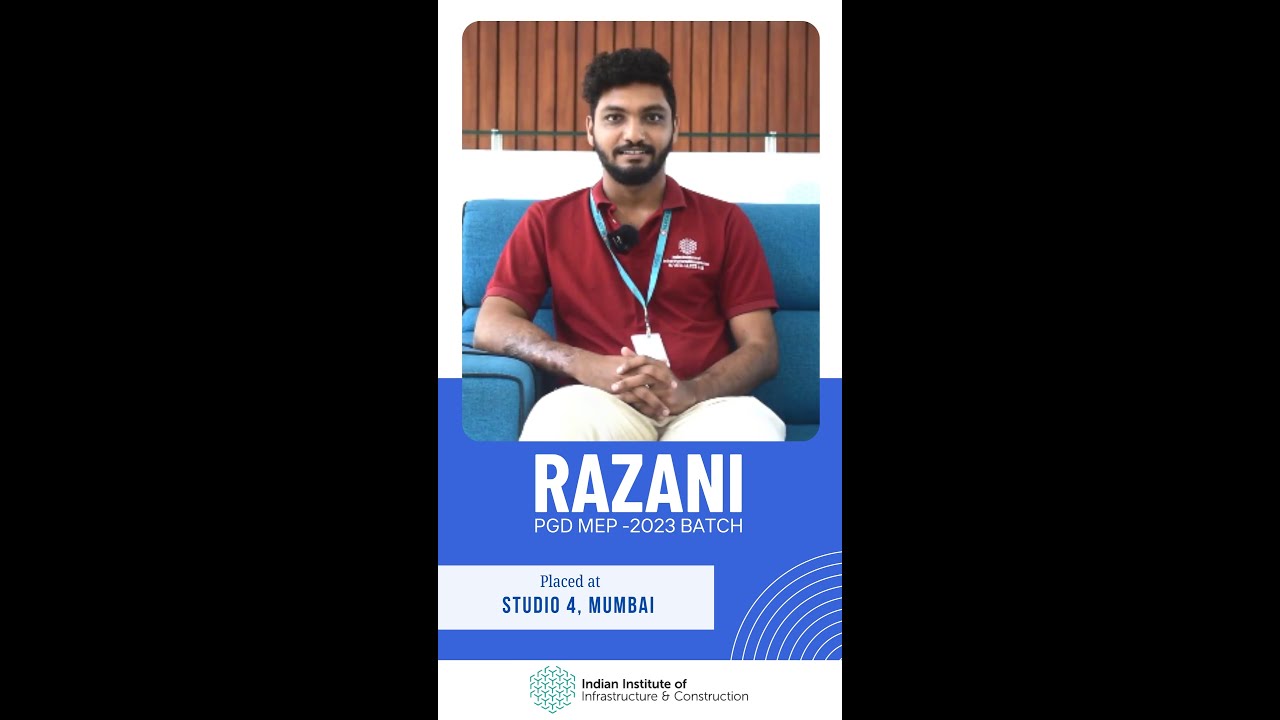 Trainee Testimonial | RAZANI| MEP | IIIC Kollam - YouTube