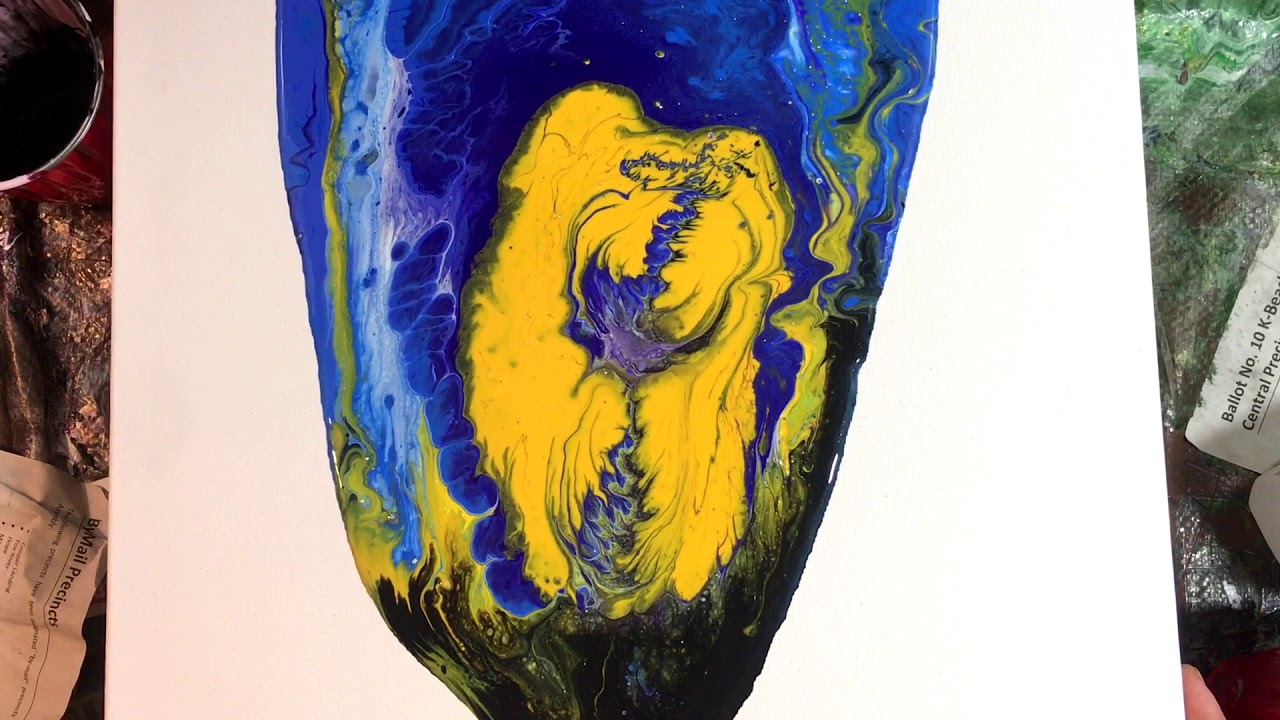 Fluid Art in Fast Motion - YouTube