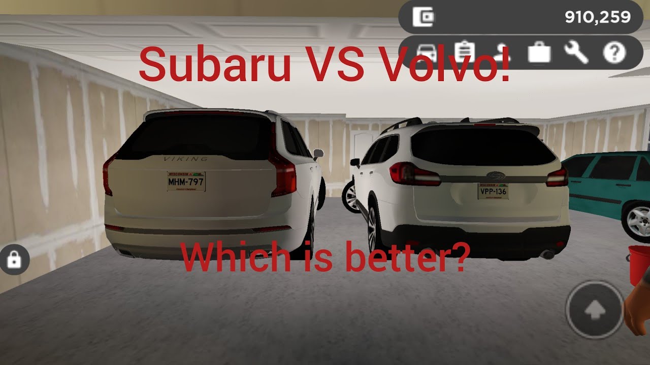 My new car! Subaru vs Volvo Greenville roblox! Ft Theycallmeturtlej ...