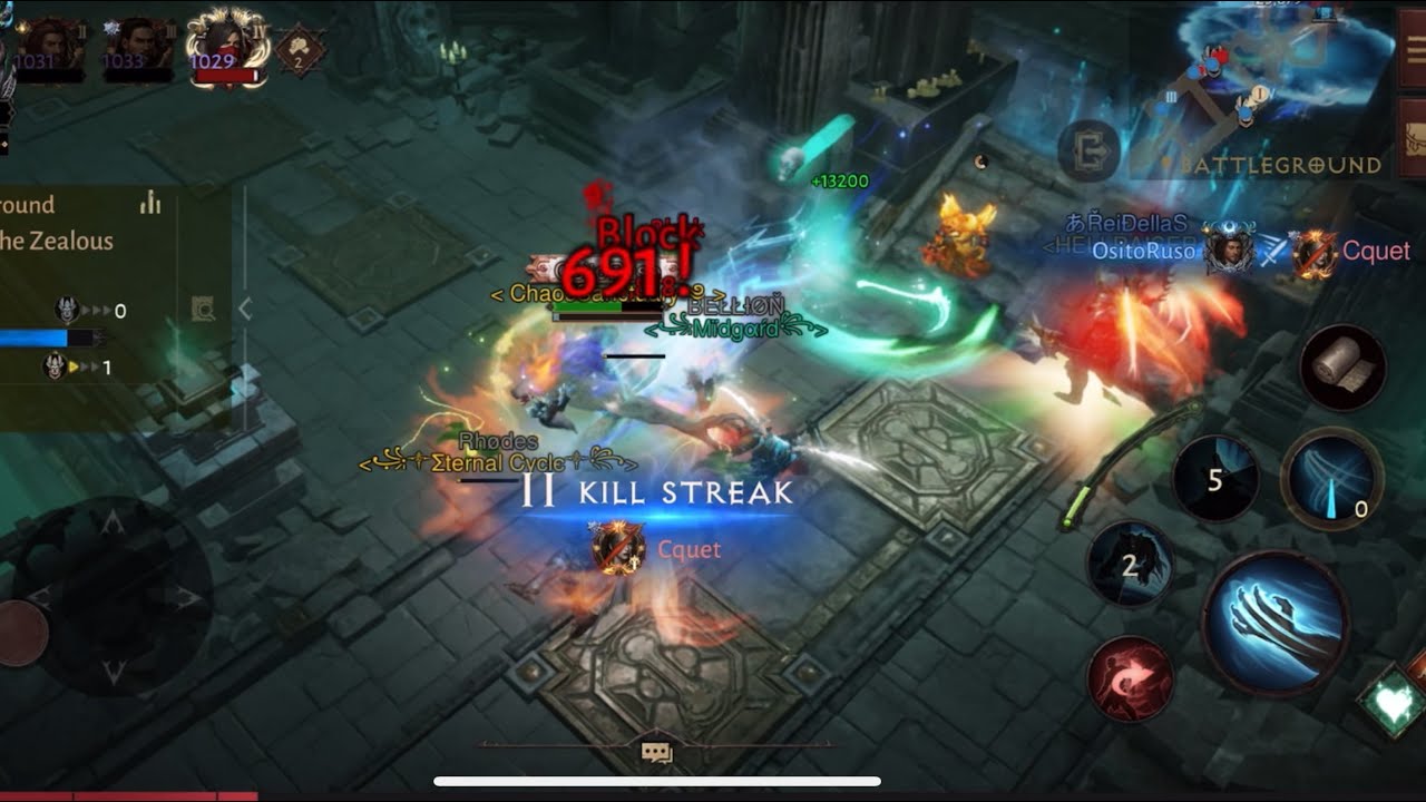 Diablo Immortal. BG. OsitoRuso 8.3k druid vs BobBorn 9.6k reso crusader ...