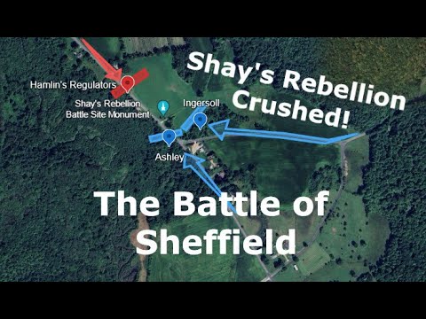 Shay's Rebellion: The Last Battle, Sheffield 1787! - YouTube