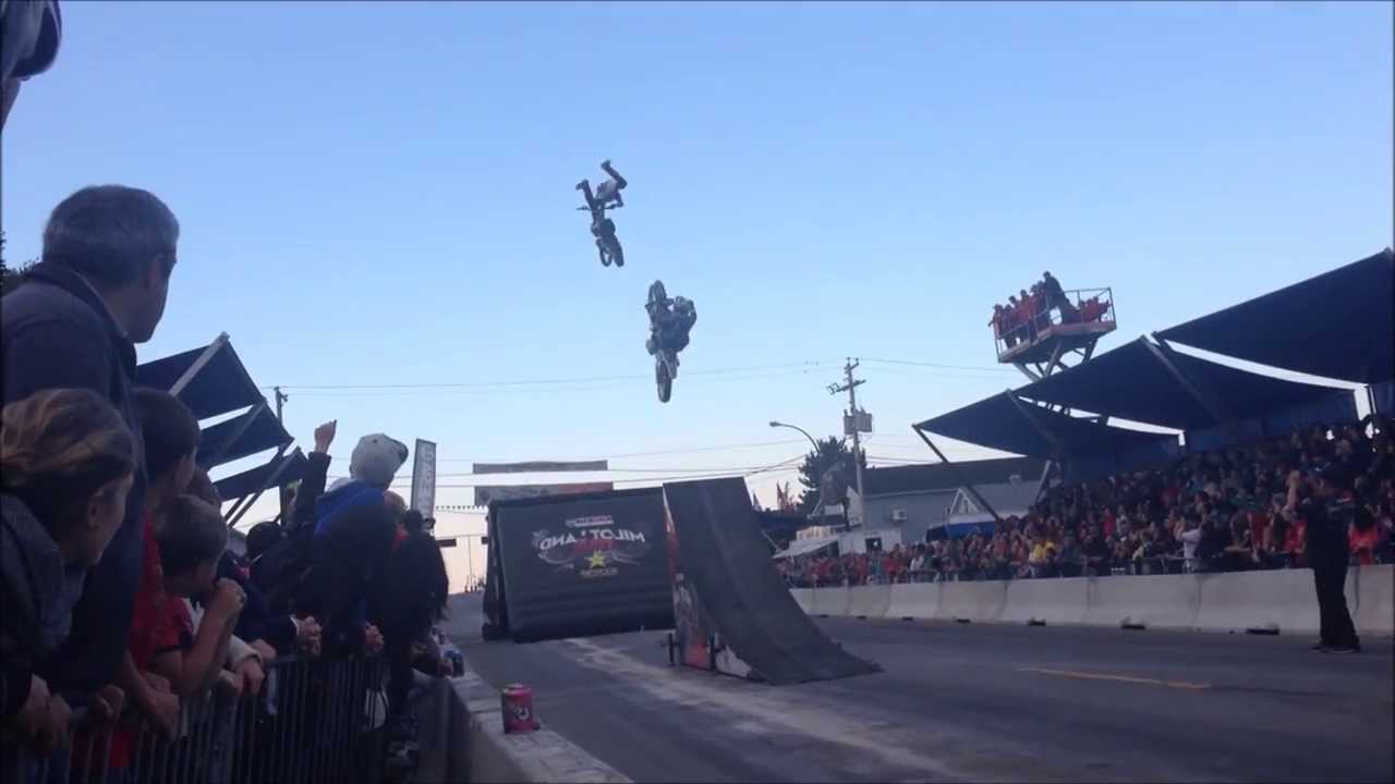 Motocross Double Freestyle Jump Backflip & Kiss of Death! - YouTube