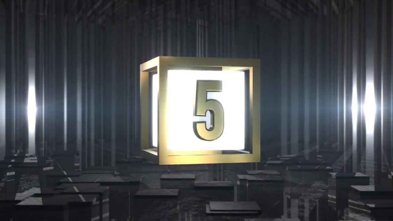 Top 10 Countdown Gold Motion Graphics - YouTube