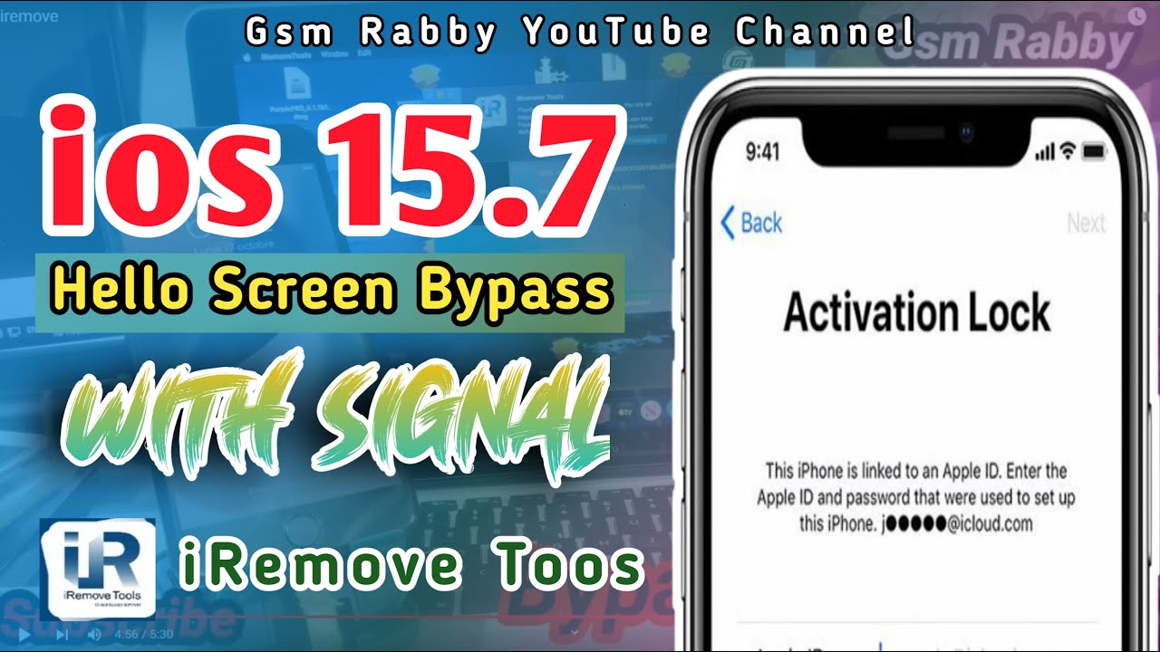 Ios 15.7 hello screen bypass with signal iremove tool 100% by Mcc - YouTube