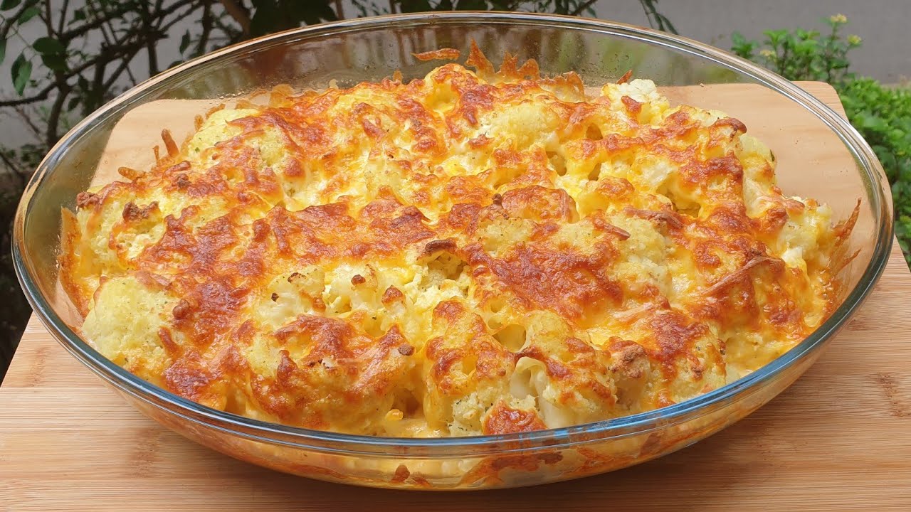 Tave e shishme me Lulelaker plus e shendetshme😍Cauliflower bake,😍 ...