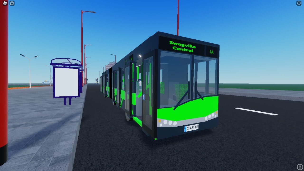 Roblox City Of Swagville Driving A Solaris Urbino 18 - YouTube