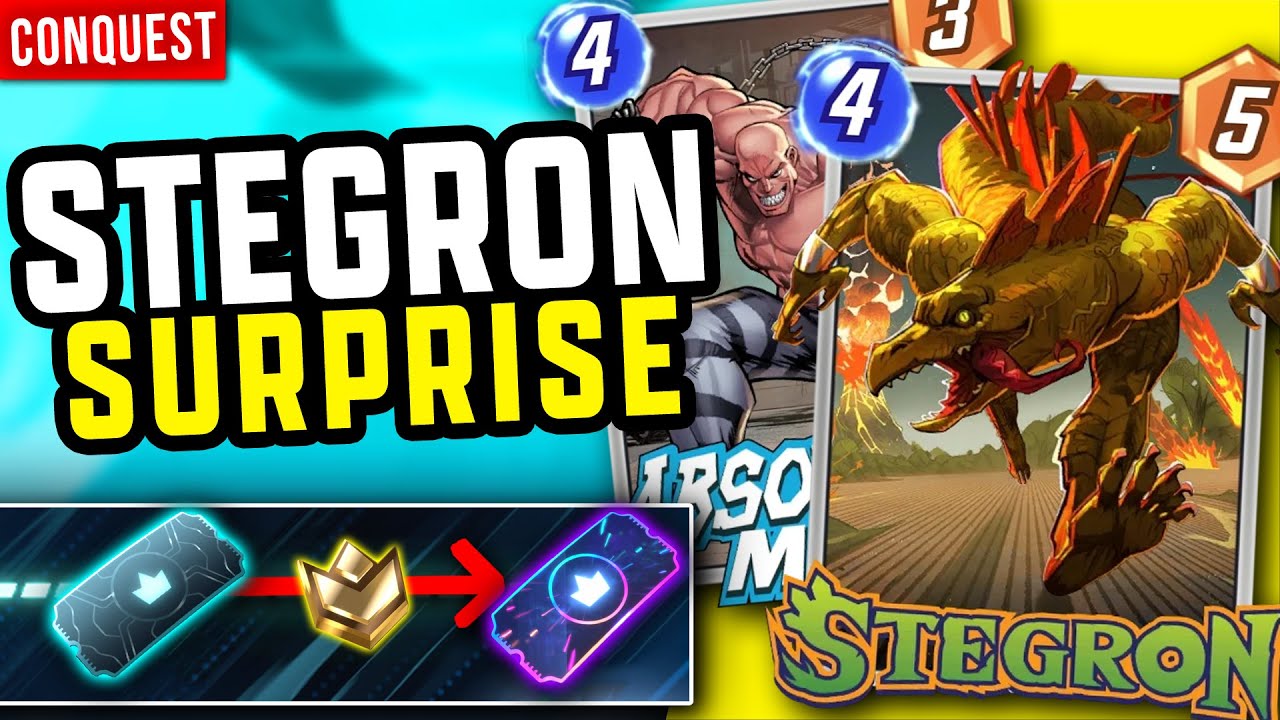 No One Expects Stegron! | Conquest - FULL RUN! - Marvel Snap - YouTube