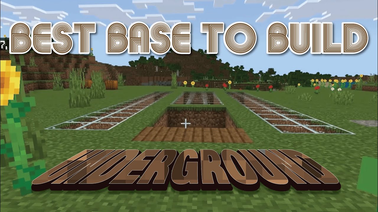 How to make a cool underground base!!! - YouTube